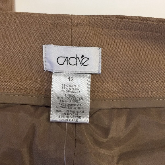 Cache | Pants & Jumpsuits | Cach Honey Flared Leg Front Seam Trousers ...